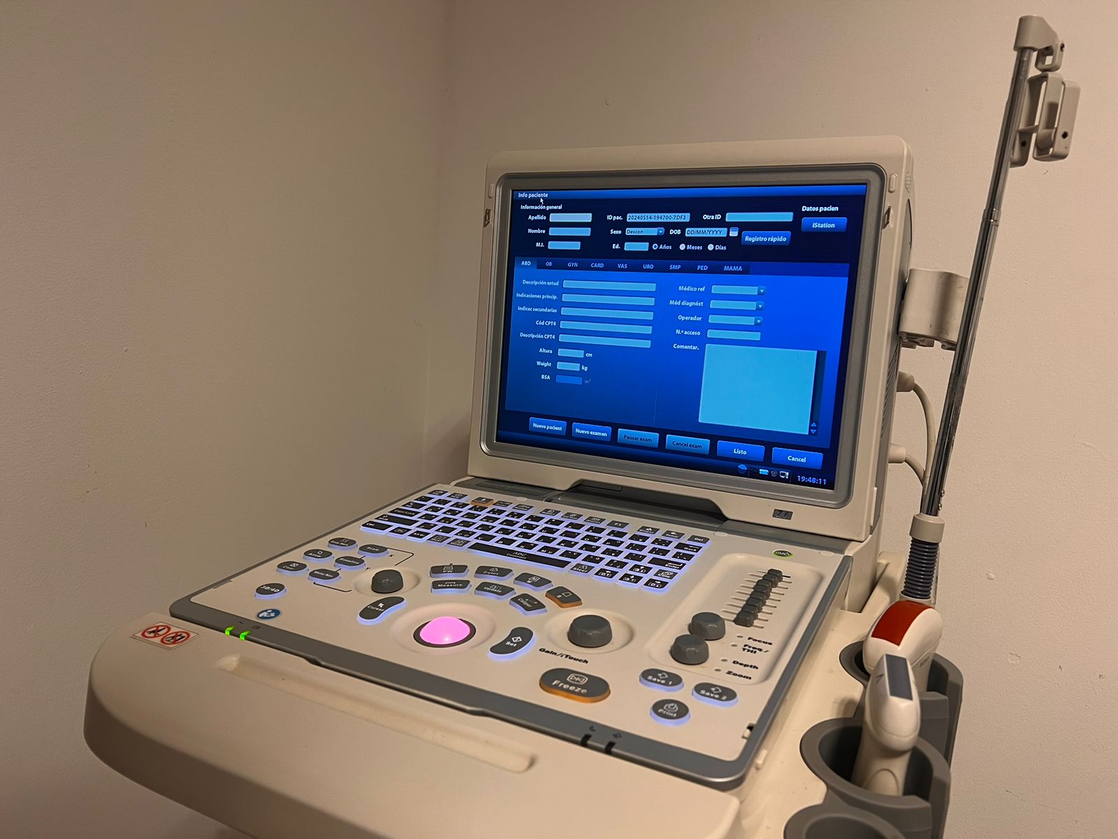 El Hospital sumó un ecógrafo